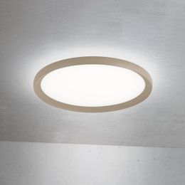 Orion LED-Deckenlampe Kant, &Oslash; 40 cm khaki, CCT Metall/Kunststoff