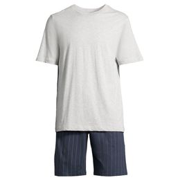 Schiesser Pyjama kurz 'Night & Home' Herren Gr&ouml;&szlig;e XXXL rauchblau