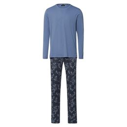 Hanro Pyjama lang 'Night & Day' Herren Gr&ouml;&szlig;e S blau