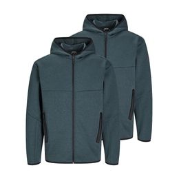 Jack & Jones Jack & Jones Zip-Up Hoodie 'Fusion' male Blue size S