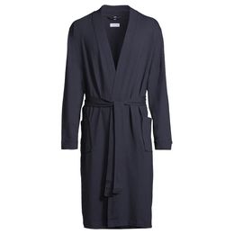 Seidensticker Long Bathrobe 'Loungewear' male Blue size M