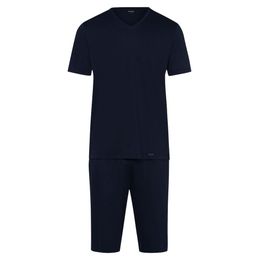 Hanro Pyjama kurz 'Night Selection' Herren Gr&ouml;&szlig;e M dunkelblau