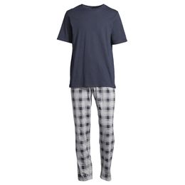Schiesser Short Pajamas 'Night & Home' male Grey size 3XL