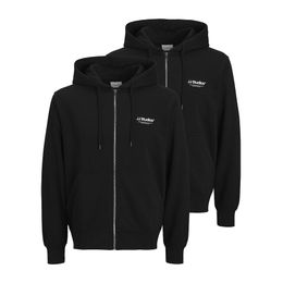 Jack & Jones Jack & Jones Zip-Up Hoodie 'Soho' male Black size M