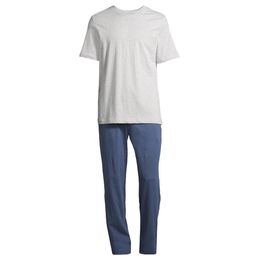 Schiesser Pyjama kurz 'Night & Home' Herren Gr&ouml;&szlig;e XXL blau