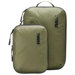 Thule Packing Cube Compression Set: Small + Medium Soft Green