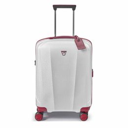 Roncato WE ARE GLAM Cabin Trolley S 4R Wei&szlig;/Rot