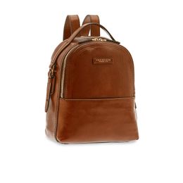 The Bridge Pearldistrict Leder-Rucksack 26 cm Braun/Gold