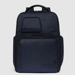 Piquadro W129 Reise-Rucksack mit Laptop-Fach 17" Blau