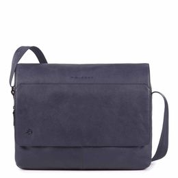 Piquadro Black Square Laptopkuriertasche 14" mit IPAD -Fach oceanblau