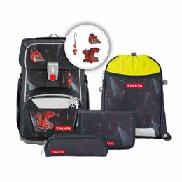 Step By Step GIANT Der gro&szlig;e Schulranzen, 5-teiliges Set Dragon Drako