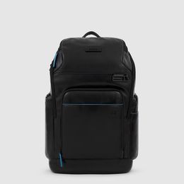 Piquadro Blue Square Revamp Laptop-Rucksack 14" mit iPad Pro 12,9"-Fach Schwarz