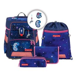 Step By Step SPACE REFLECT Schulranzen-Set, 5-teilig Star Seahorse Zoe