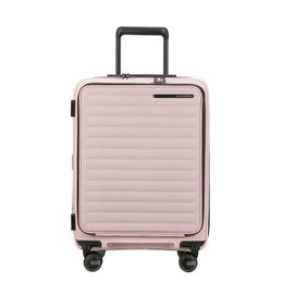 Samsonite Restackd EASY ACCESS Trolley mit 4 Rollen erweiterbar 55cm + GRATIS HOTELGUTSCHEIN Rose