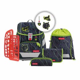 Step By Step 2IN1 PLUS Schulranzen-Set, 6-teilig Danger Cat Chiko
