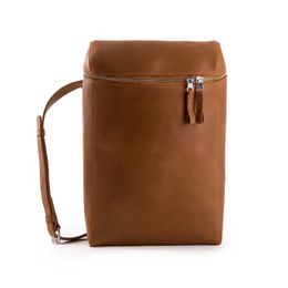 Harold'S Harold's Box Schultertasche/Rucksack Omega hochkant cognac