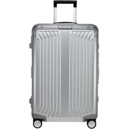 Samsonite Lite-Box Alu Trolley mit 4 Rollen 69cm + GRATIS HOTELGUTSCHEIN Aluminium