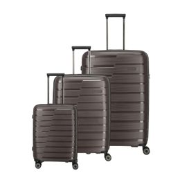 Travelite Air Base 4-Rad Trolley Set L/M-erw/S Coffee