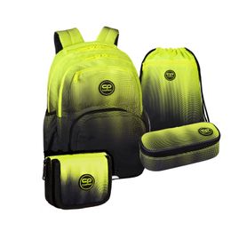CoolPack Pick 17" 4tlg.Set Rucksack Gradient Lemon