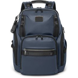 Tumi Alpha Bravo Search Rucksack Navy Coated Canvas + GRATIS HOTELGUTSCHEIN