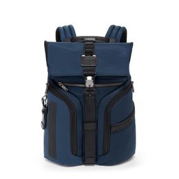 Tumi Alpha Bravo Logistics Rucksack mit Klappdeckel Navy