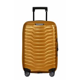 Samsonite Proxis Trolley mit 4 Rollen erweiterbar 55cm (23/26cm) + GRATIS HOTELGUTSCHEIN Honey Gold