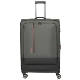Travelite Crosslite Trolley XL 4-Rollen erweiterbar Oliv