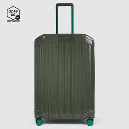 Piquadro PQ Light Mittelgro&szlig;er Trolley mit 4-Rollen, erweiterbar4 Rollen Foresta Verde