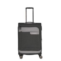 Travelite Viia Trolley M 4-Rollen erweiterbar Schiefer