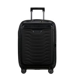 Samsonite Proxis Trolley mit 4 Rollen erweiterbar 55cm Exp Easy Access + GRATIS HOTELGUTSCHEIN Schwarz