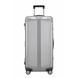 Samsonite Lite-Box Alu Trunk 80cm mit 4 Rollen + GRATIS HOTELGUTSCHEIN Aluminium