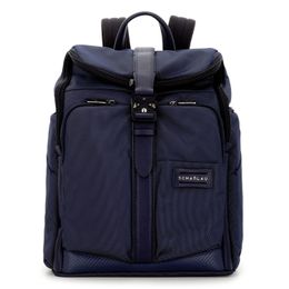 SCHARLAU First Class Vin Fiz Flyer Backpack mit 15,6" Laptopfach Navy Blue