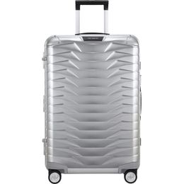 Samsonite Proxis Alu Trolley mit 4 Rollen 69cm + GRATIS HOTELGUTSCHEIN Aluminium