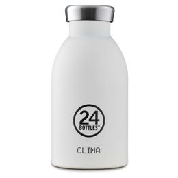 24Bottles Clima Bottle Basic 330ml Ice White