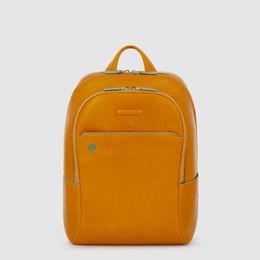 Piquadro Blue Square Kleiner Laptoprucksack 14" mit iPad -Fach giallo9