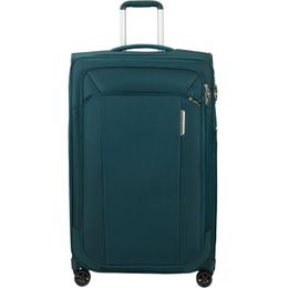 Samsonite Respark Trolley mit 4 Rollen erweiterbar 79cm + GRATIS HOTELGUTSCHEIN Petrol Blue