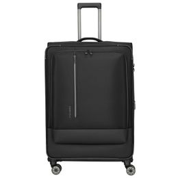 Travelite Crosslite Trolley XL 4-Rollen erweiterbar Schwarz