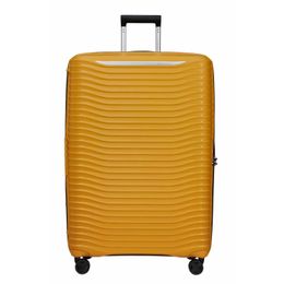 Samsonite Upscape Trolley mit 4 Rollen erweiterbar 81cm + GRATIS HOTELGUTSCHEIN Gelb
