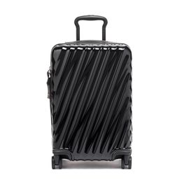 Tumi 19 Degree International Erweiterbarer Handgep&auml;ckkoffer 55cm, gl&auml;nzed Black + GRATIS HOTELGUTSCHEIN
