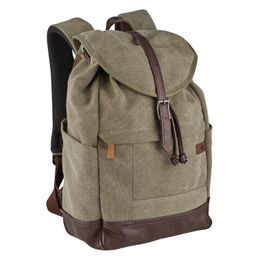 Camel Active AIR Canvas Rucksack L Khaki