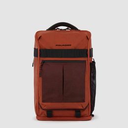 Piquadro Arne Bike Laptop-Rucksack 15,6" Notebookfach und mit LED-Licht Rost