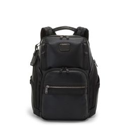 Tumi Alpha Bravo Search Leder-Rucksack mit 15" Laptopfach Black