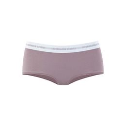 Copenhagen Studios Panty violett Gr. XS (34) f&uuml;r Damen. Mit Logobund. K&ouml;rpernah. Nachhaltig.