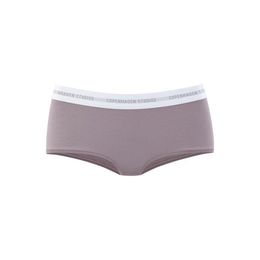Copenhagen Studios Panty violett Gr. XL (42) f&uuml;r Damen. Mit Logobund. K&ouml;rpernah. Nachhaltig.