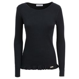 Influencer Pullover Damen Gr&ouml;&szlig;e L schwarz