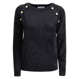 Influencer Pullover Damen Gr&ouml;&szlig;e S schwarz