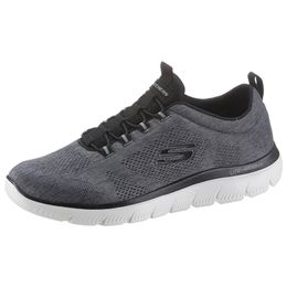 Skechers Sneaker 'Summits Louvin' Herren Größe 41.5 rauchgrau / schwarz