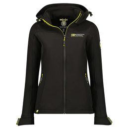 Geographical Norway Softshelljacke "Takeni" in Schwarz - 64% | Gr&ouml;&szlig;e XL | Damen-outdoorjacken