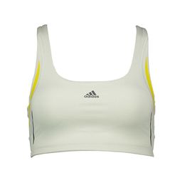 Adidas Sport-BH in Salbei/ Gelb - Medium - 74% | Größe XL/A-C Cup | Damen-sportunterwaesche