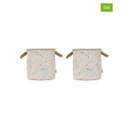 OYOY mini 2er-Set: Aufbewahrungskörbe "Deer & Duck" in Beige - (H)32 x Ø 32 cm - 57% | Kisten-koerbe